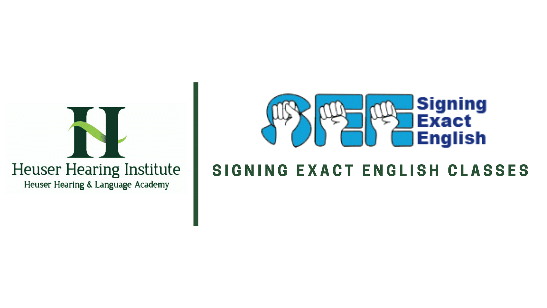 Signing Exact English Class – Heuser Hearing Institute