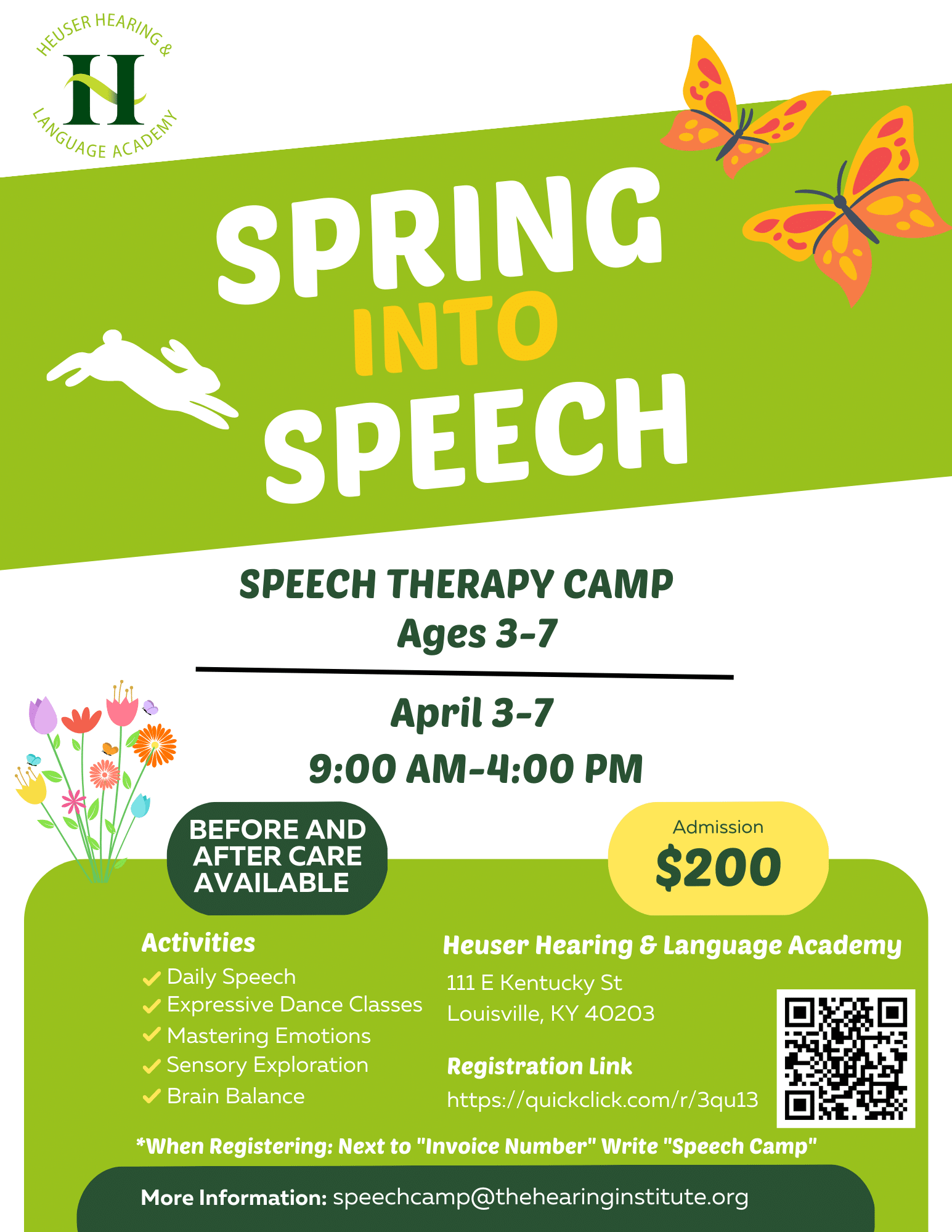 Speech Therapy Camp – Heuser Hearing Institute