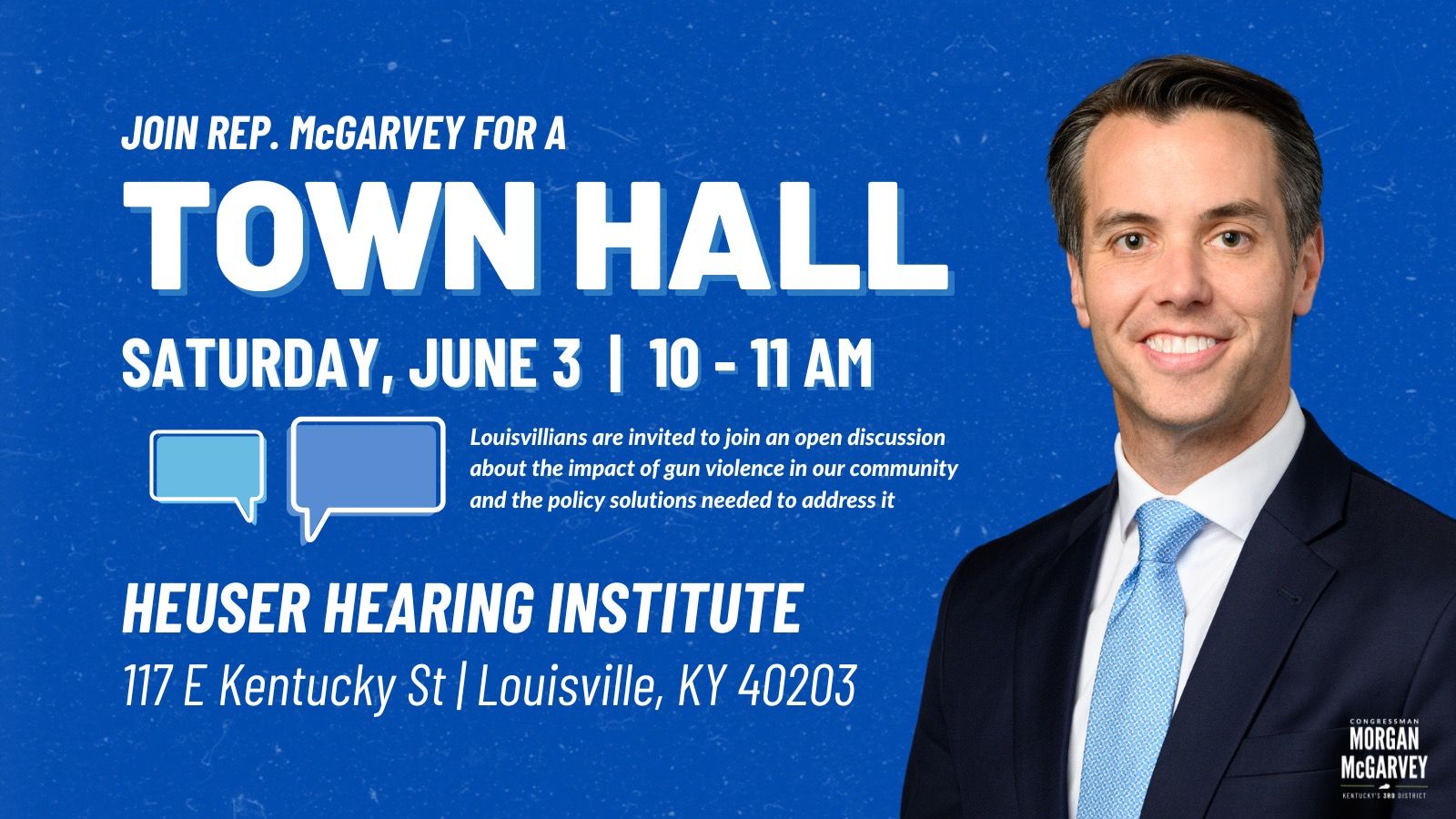 Town Hall With Rep. McGarvey – Heuser Hearing Institute